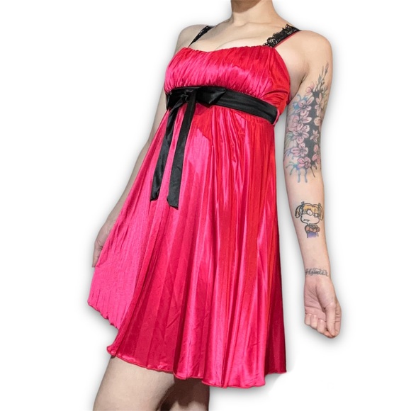 City Triangles | Dresses | City Triangles Hot Pink Shiny Cocktail Dress ...
